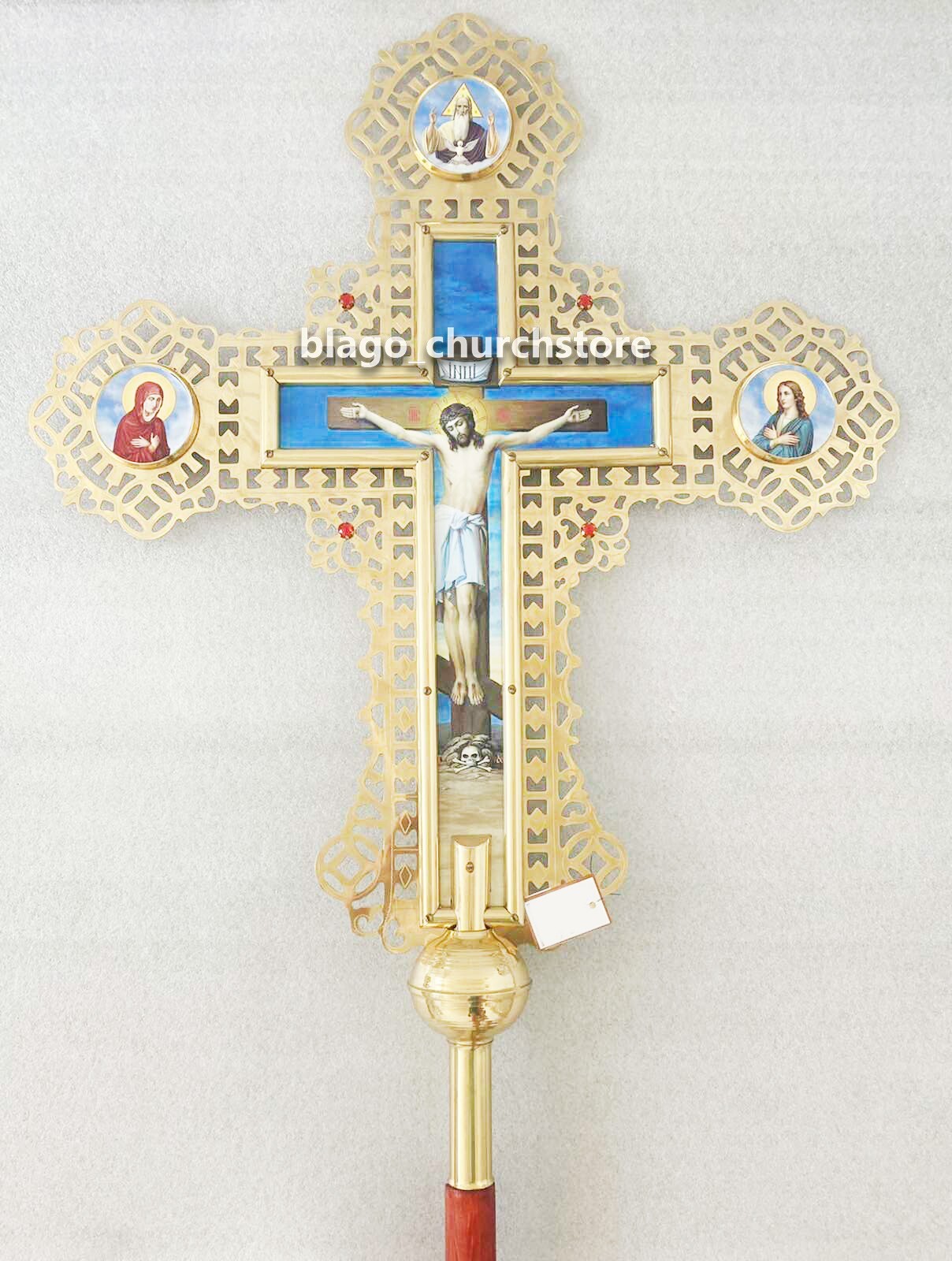 Processional Orthodox Sanctuary Bilateral Cross Christian Jesus Christ ...
