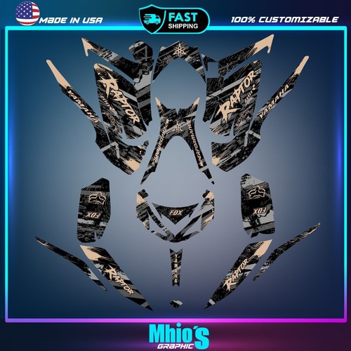 Yamaha Raptor 700 700R graphics kit 2013 2014 2017 to 2025 decals ...