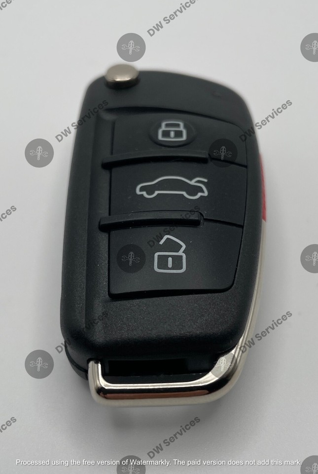 NEW! Audi remote flip key fob Switchblade MYT4073A 8E0 837 220R F/A/L ...