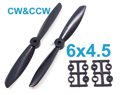 4Pairs (8PCS) 6x4.5 (6045) CW CCW Propeller for Quadcopter/rotor (US ...