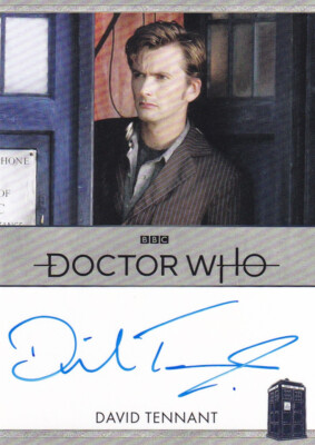 2023 Doctor Who Series 1 - 4 Bordered Autograph Card signed by David ...