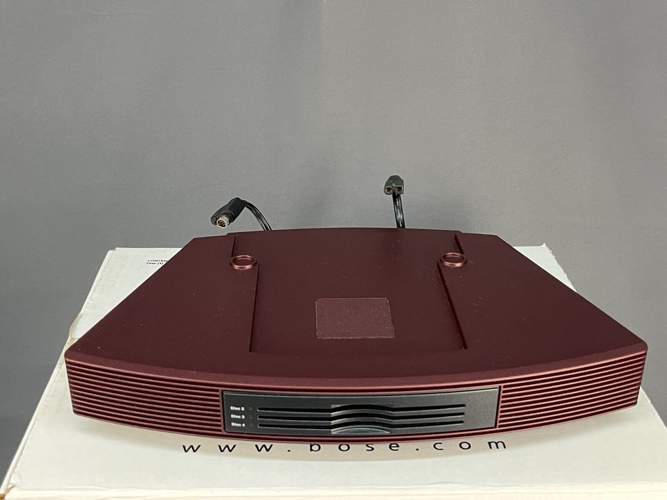 BOSE Wave® Music System III + Multi-CD Changer Limited-Edition Burgundy ...
