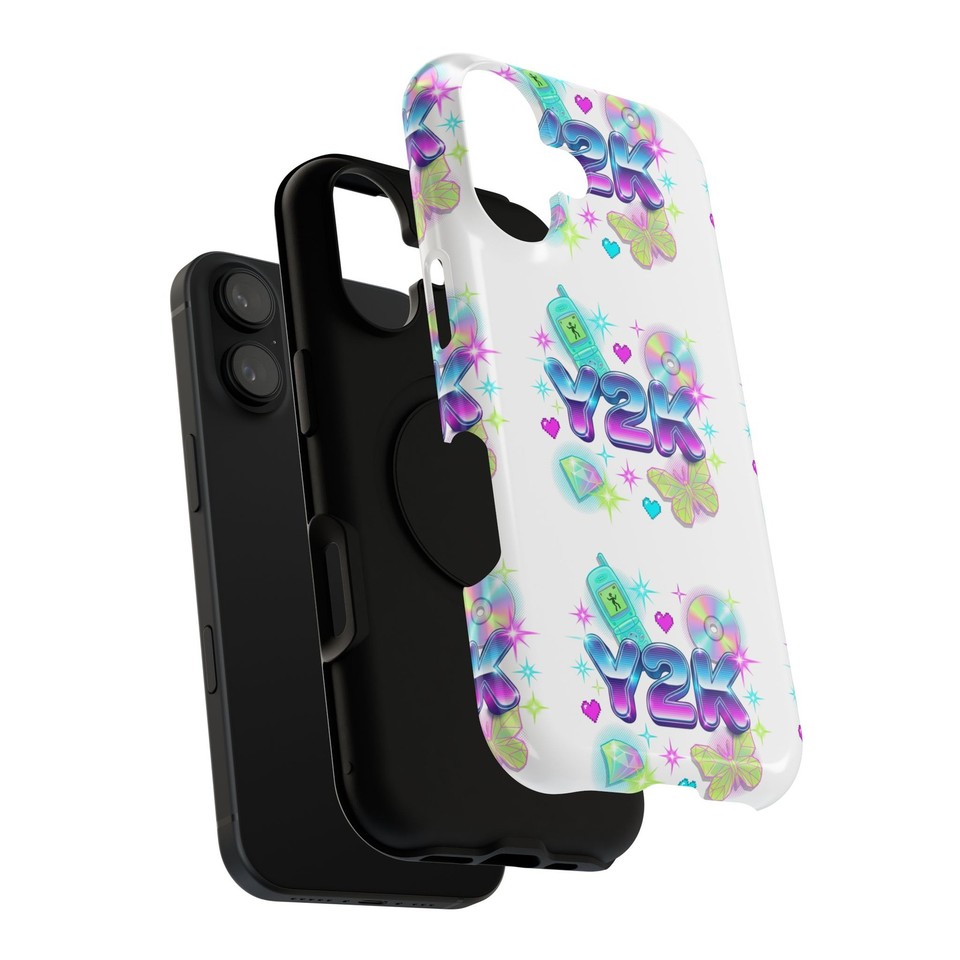 Y2K 2000s Impact-Resistant iPhone Cases | iPhone 15/16/17 Pro/Plus/Max ...