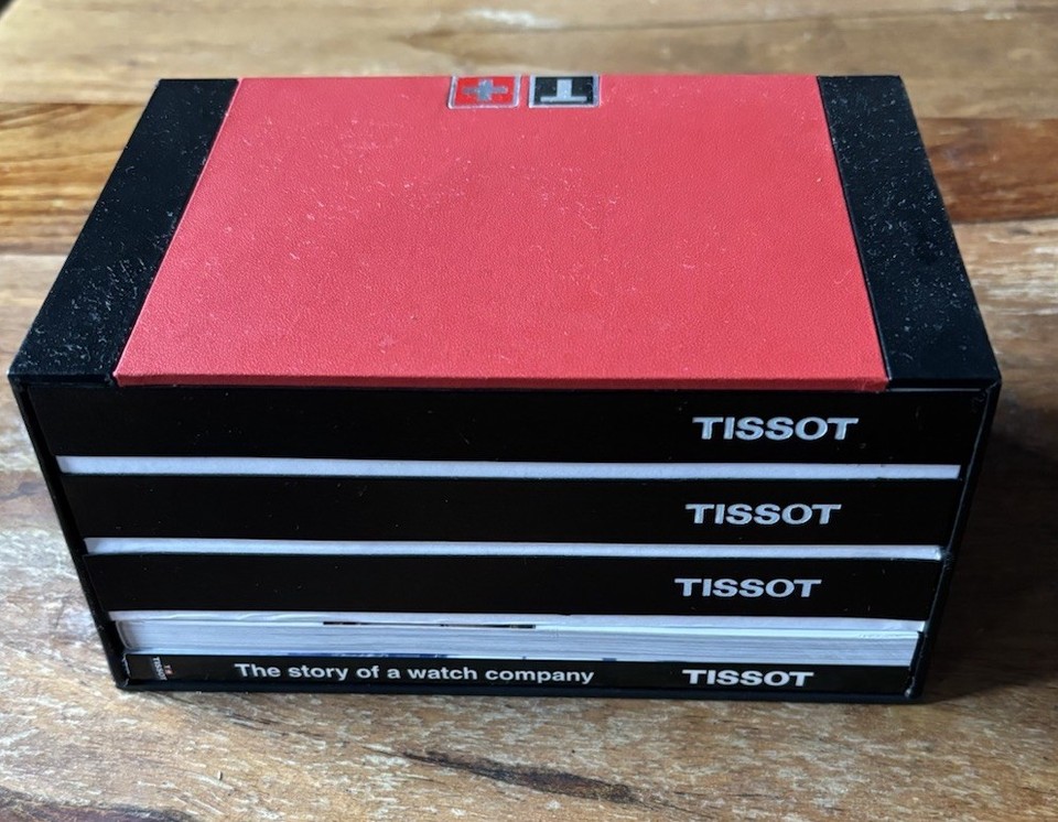 Genuine TISSOT Watch Presentation Box Case Gift With Booklets | eBay UK