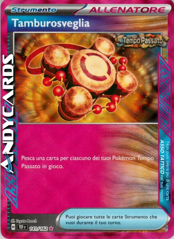 TAMBUROSVEGLIA 141/162 • Asso Tattico • Cronoforze TEF POKEMON | eBay UK