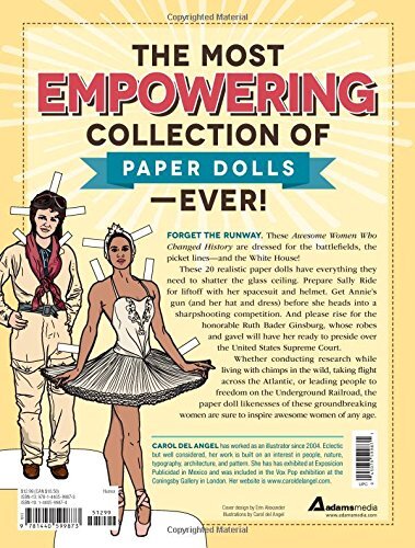 Awesome Women Who Changed History: Paper Dolls [Paperback] del Angel ...