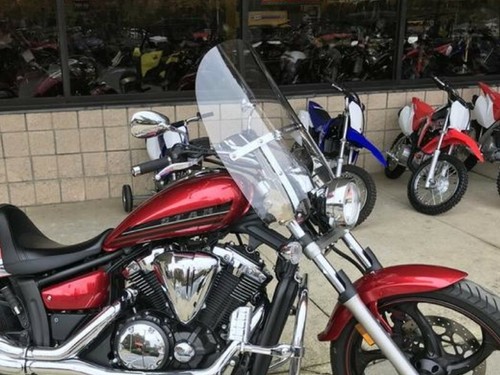 Yamaha Stryker 1300 - Switchblade® 2-up Windshield & Chrome ...