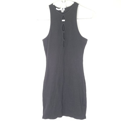 Garage Women's Peek-A-Boo Tank Mini Dress Black Size M | eBay