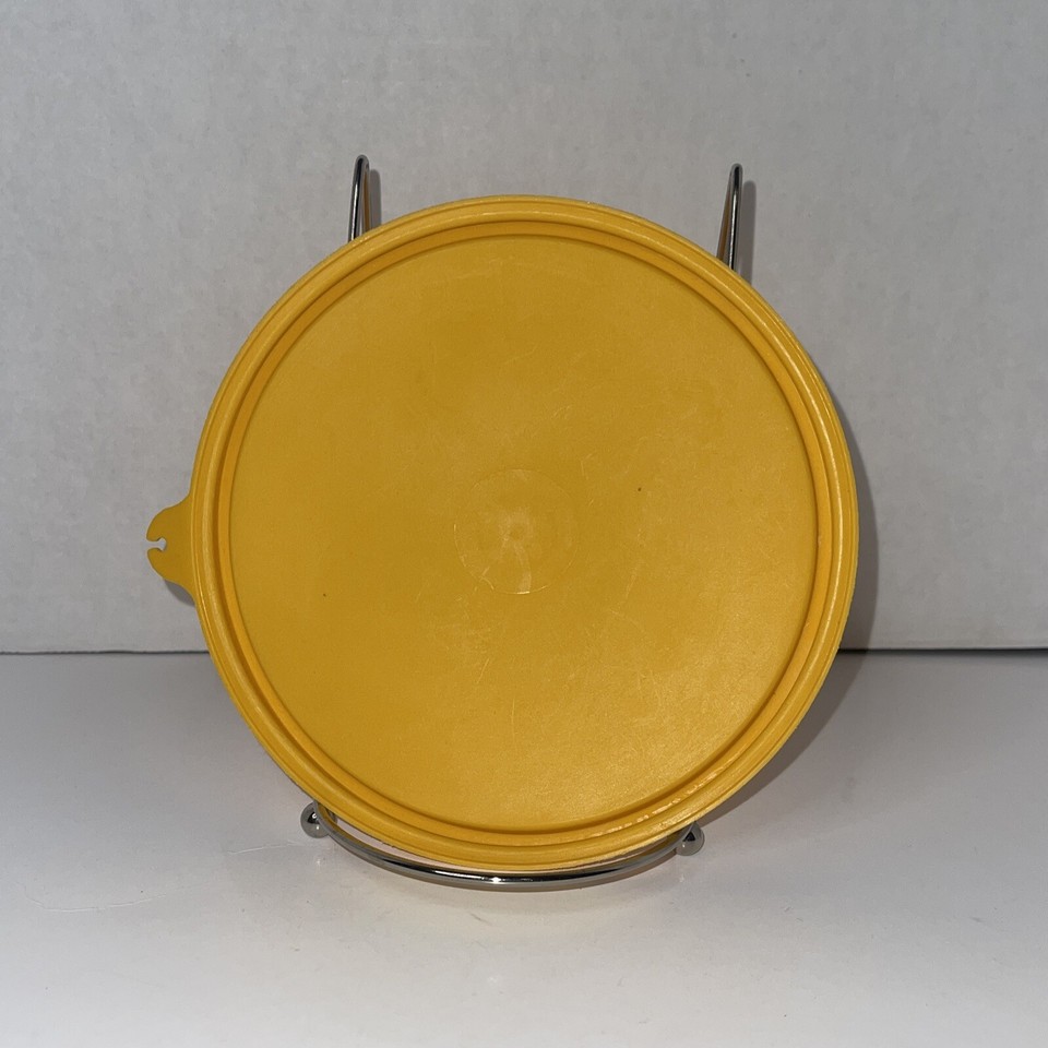 Tupperware Vintage 6" Lid/Seal "C" Gold Replacement 227 Round | eBay