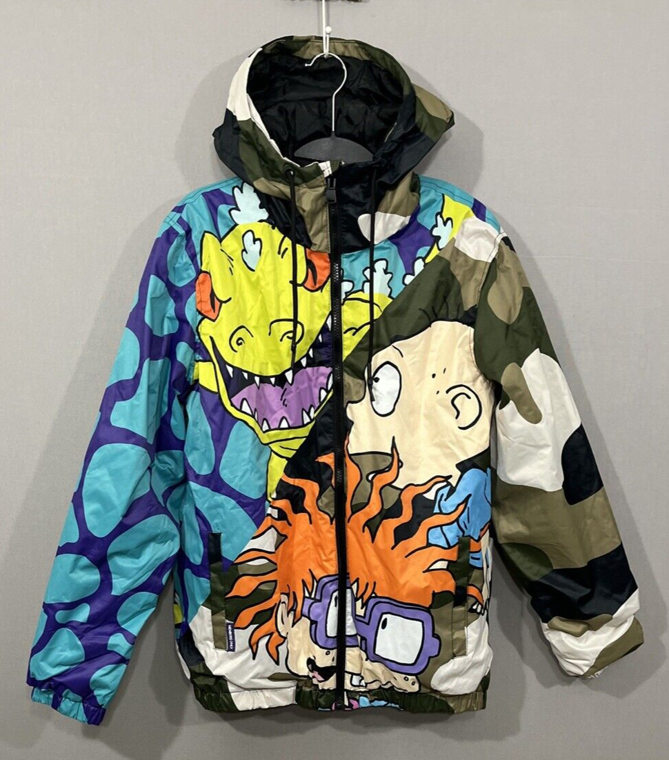 Members Only Nickelodeon Rugrats Jacket Mens Size Sma… - Gem