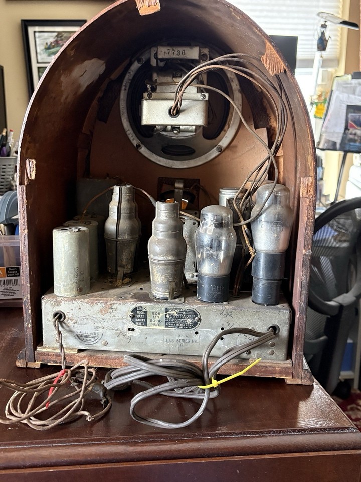 Rare 1944 ZENITH Model 805, Zenith’s Last Cathedral Radio | eBay