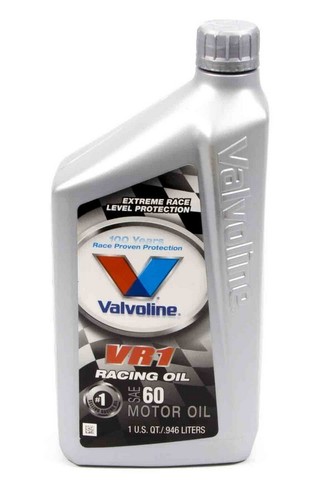 Valvoline Motor Oil - VR1 Racing - High Zinc - 60W - Conventional - 1 ...