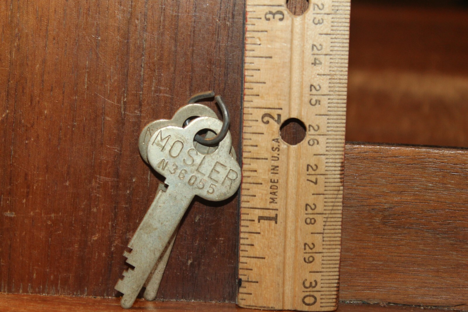 2 Vintage Safety Deposit Box Key Mosler | eBay