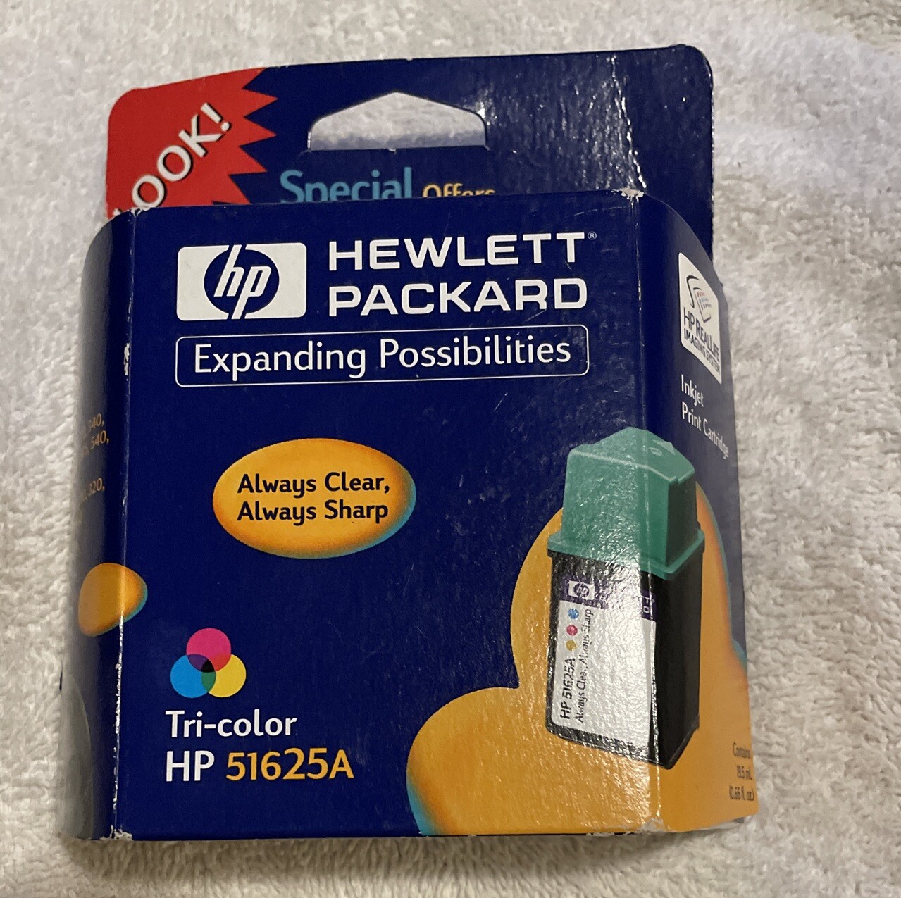 Genuine HP 25 Tri Color Ink 51625A OEM Deskjet 340 400 420c 500c 540 ...