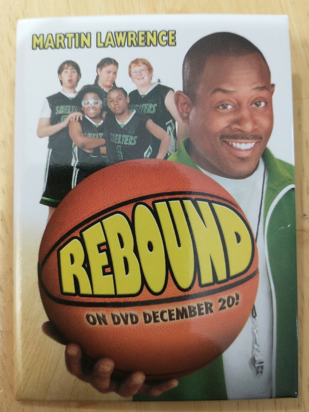 Rebound Dvd Promo Movie Button | eBay
