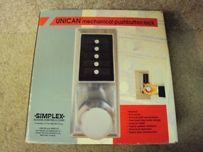NOS Kaba Ilco Simplex 1041 Lock Has Passage Function & Over Ride Core w ...