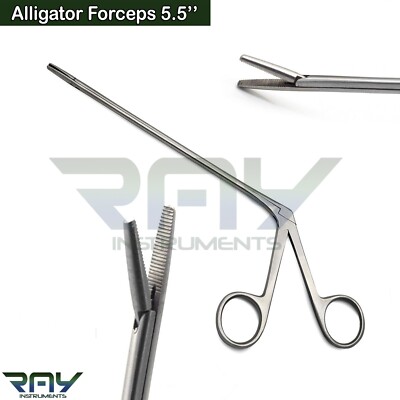 Alligator Ear Forceps Serrated 5.5" ENT Surgical Veterinary Instruments ...