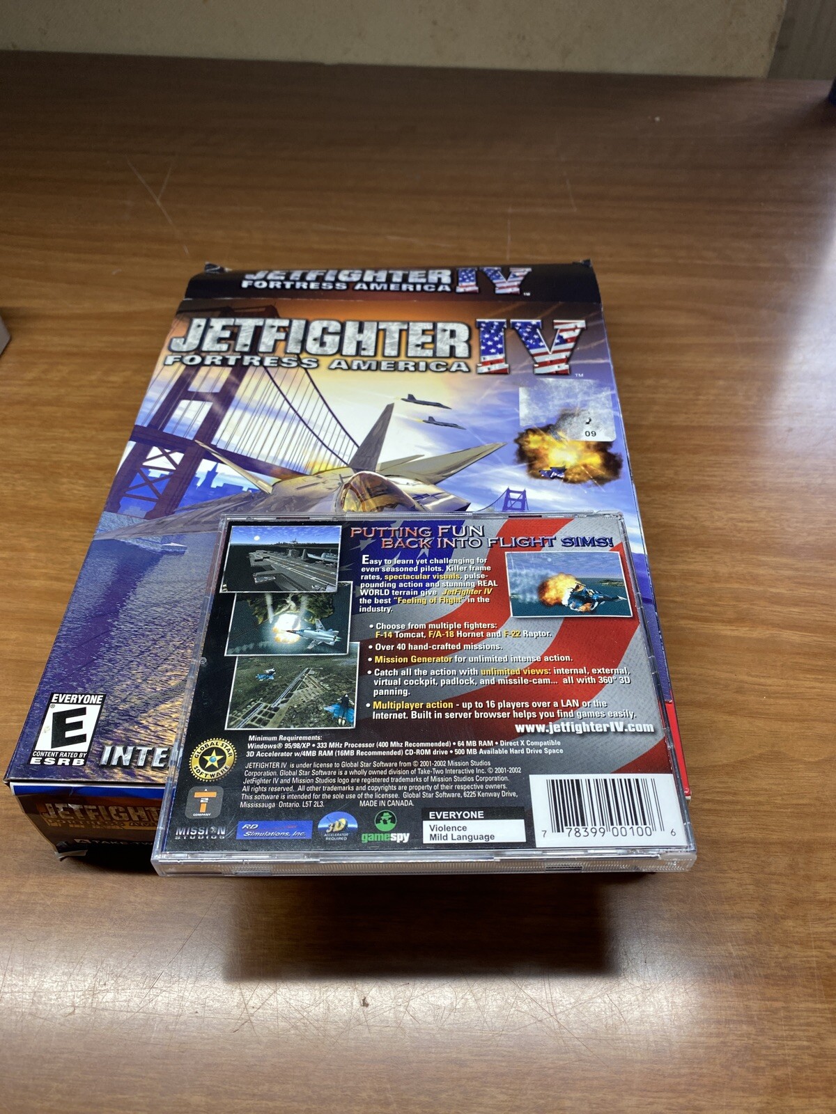 Jeu PC Jetfighter IV Fortress America | eBay