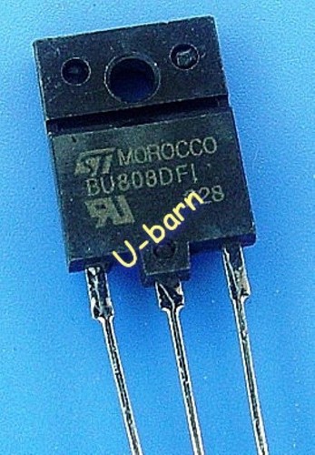 ST BU808DFI TO-3P High Voltage Fast-Switching NP #A6-43 | eBay