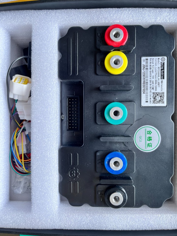 QS180 90H 8KW Mid Drive Motor For Electric Motorcycle with ND721200 ...