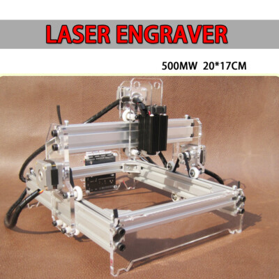 EU Plug Laser Engraver Kit 3 Axis CNC Laser Engraver Mark Machine Wood ...