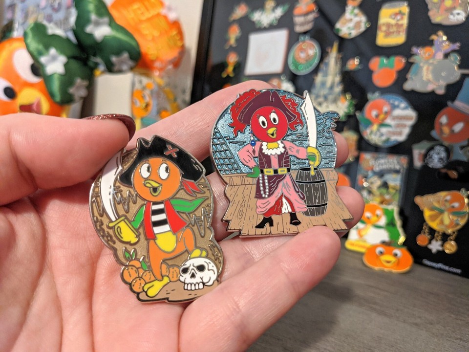 Orange Bird Pin TANGERINE BIRD! 2 inch fantasy Disney pin! | eBay