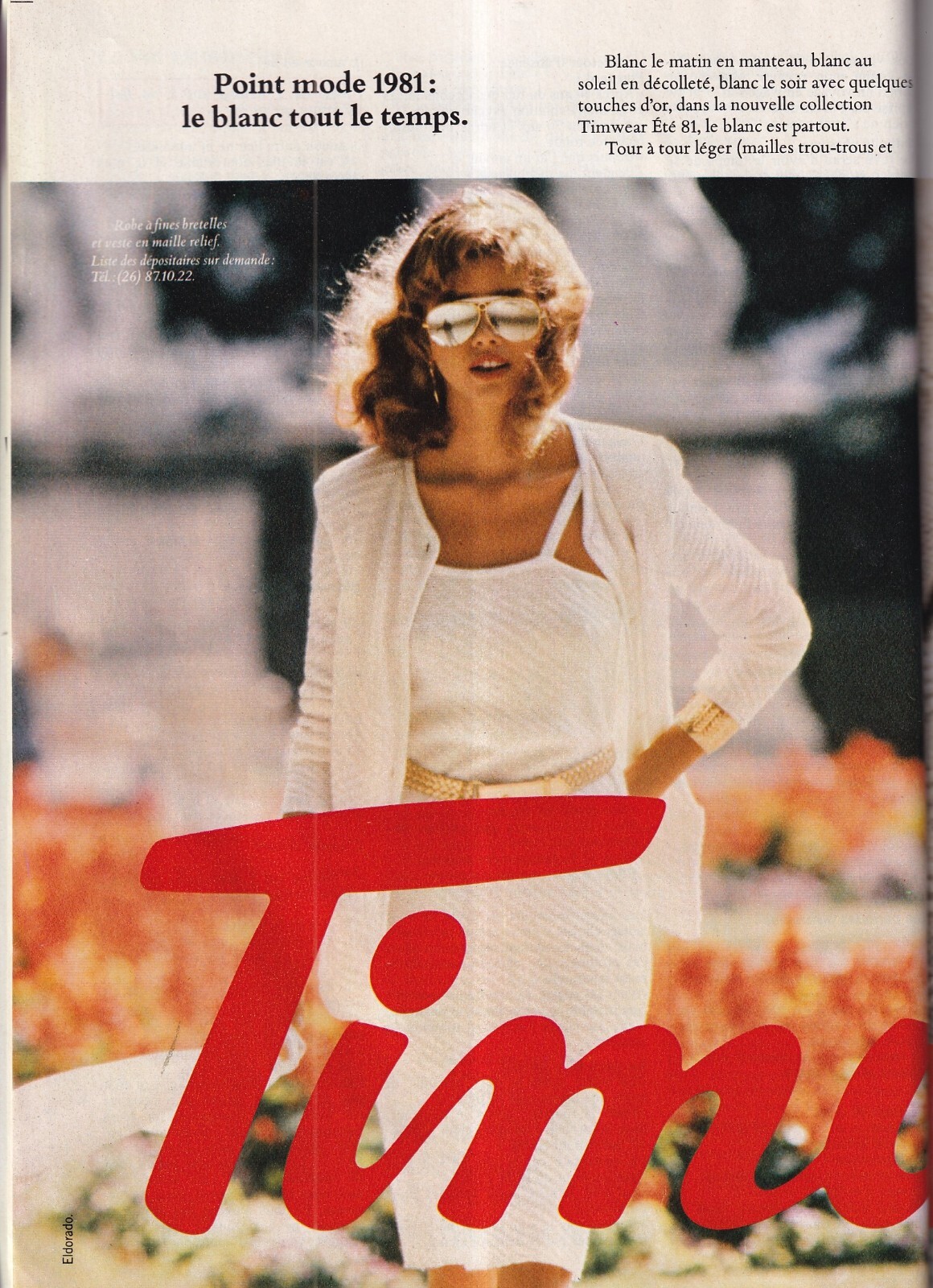 VINTAGE COSMOPOLITAN FRANCE 1981 KIRSTI TOSCANI FASHION DEBBIE ...