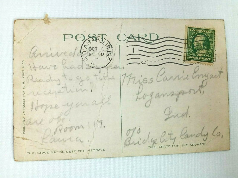 Masonic Temple Street View Indianapolis Indiana Vintage Postcard | eBay