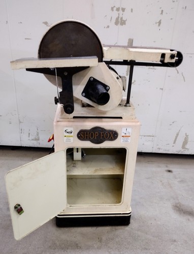 SHOP FOX W1676 6/10 COMBINATION 6" BELT AND 10" DISC SANDER | eBay