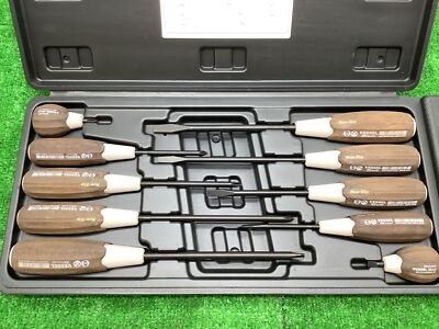 VESSEL Wood Compo ScrewDriver Set 10 Pc W/ Hard Case 3010PS | eBay