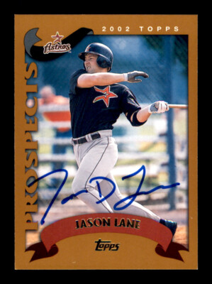 2002 Topps - Jason Lane - On Card Autograph | eBay