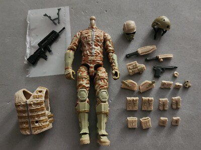 MARAUDER GUN RUNNERS MGR TASK FORCE DESERT OPS ACTION FIGURE GEAR OUT ...