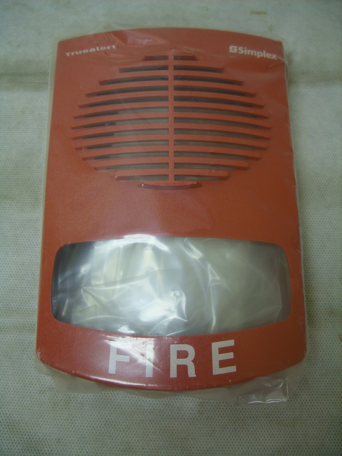 TYCO 4905-9996 Red Simplex TrueAlert Fire Alarm Siren Speaker Visible ...