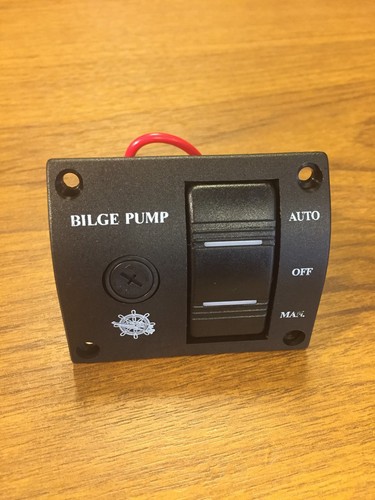 Bilge Pump Switch Marine ON - OFF - AUTO Boat Fuse Panel IP 65 ...