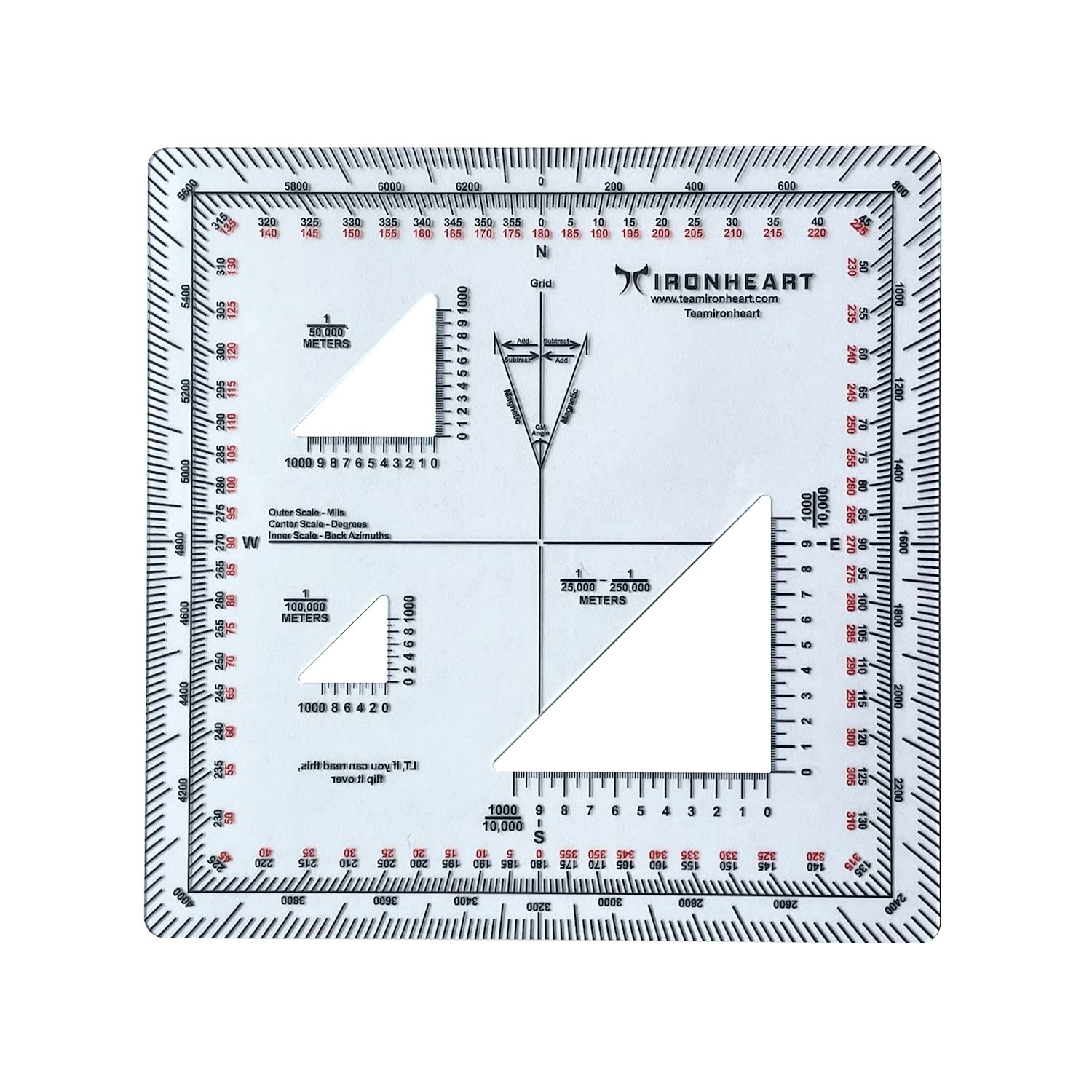 Military Protractor Accurately Cut for Land Navigation Pack of 1 | eBay