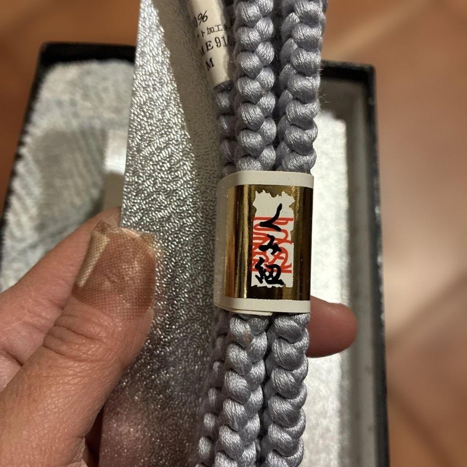 Silver Gray 100% Silk Obiage & Obijime High Quality Used | eBay