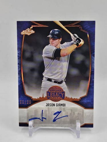 2024 Leaf Bronx Legacy Jason Giambi Bronze Autograph - 21/25 | eBay