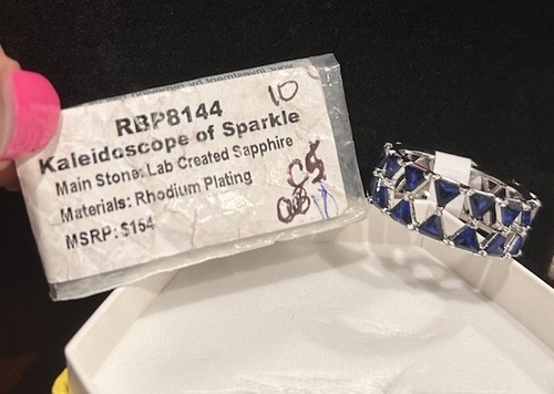 Bomb Party November 2024 Kaleidoscope Of Sparkle LC Sapphire On Rhodium ...