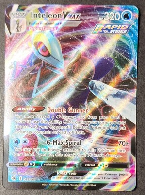 Inteleon Vmax 029/264 Ultra Rare Pokemon TCG Card Fusion Strike NM | eBay