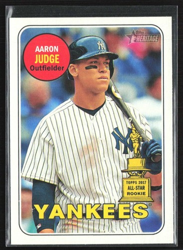 Aaron Judge 2018 Topps Heritage E #25 New York Yankees | eBay