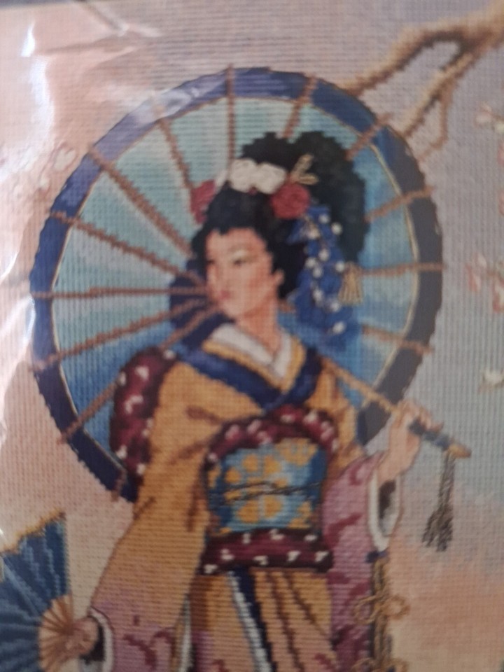 Cherry Blossom Beauty, Dimensions Gold Sealed Needlepoint Kit #2452 ...