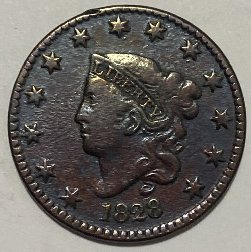 1828 - Coronet Head Large Cent - Exact Coin Imaged #LC178 | eBay