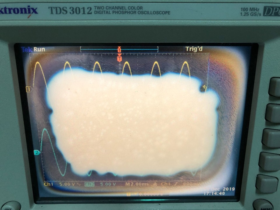 Tektronix TDS3012 Color Digital Phosphor Oscilloscope, 100MHz, 2-Ch, 1 ...