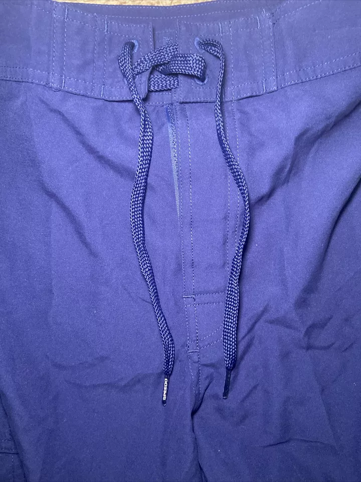 Speedo Men’s Lifeguard Board Shorts Swim Trunks Nautical Navy Blue | eBay