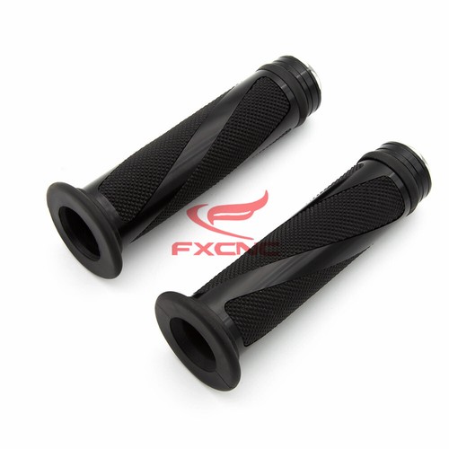 Black 22MM 7/8'' Handlebar Hand Grip For Kawasaki ZX6R ZX10R ZX9R ...