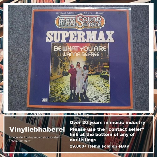 12" LP Disco Vinyl Supermax - Be what you are 1977 | eBay