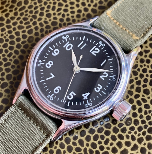 1944 Bulova A-11 U.S. Military WWII 10AK Hack US Military Wristwatch #6 ...