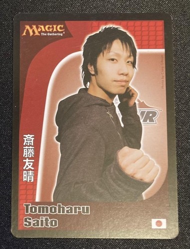 MTG Magic The Gathering Tomoharu Saito Player Card 23/29 PT07 Japonais ...