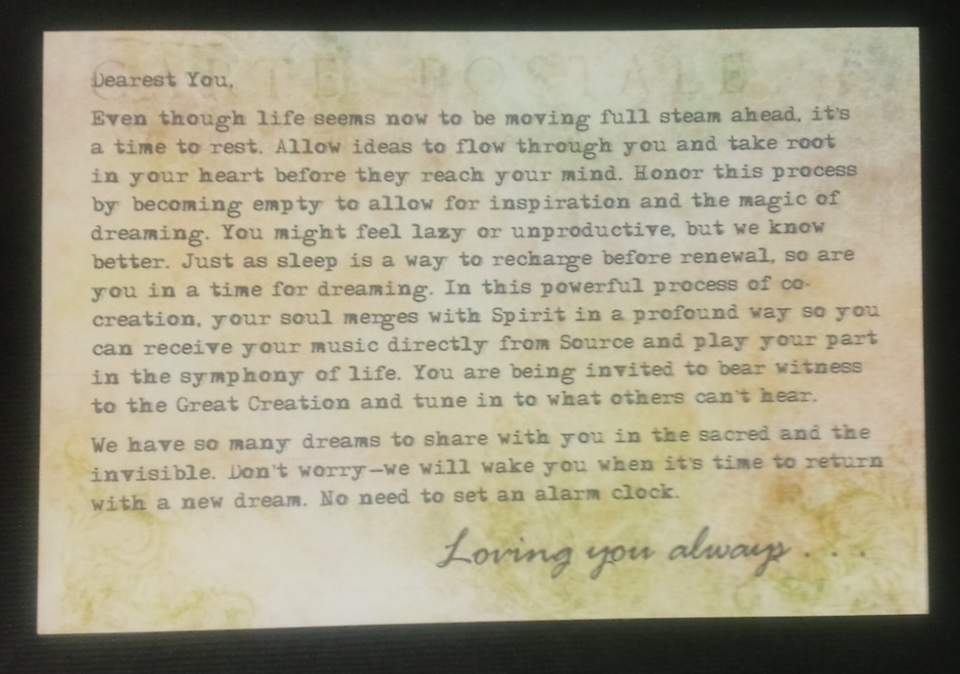 Postcards from Spirit Oracle Card by Colette Baron-Reid (F) 5.5" X 3.75 ...