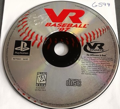 VR BASEBALL 97 PLAYSTATION PS1 DISC ONLY #G599 | eBay